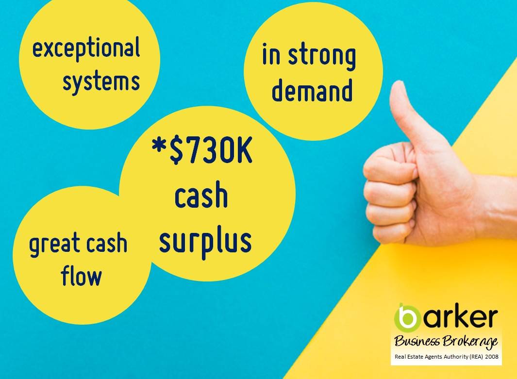 Barker Business - SOUND Service Biz, EBPIDT 2018 *$730,000